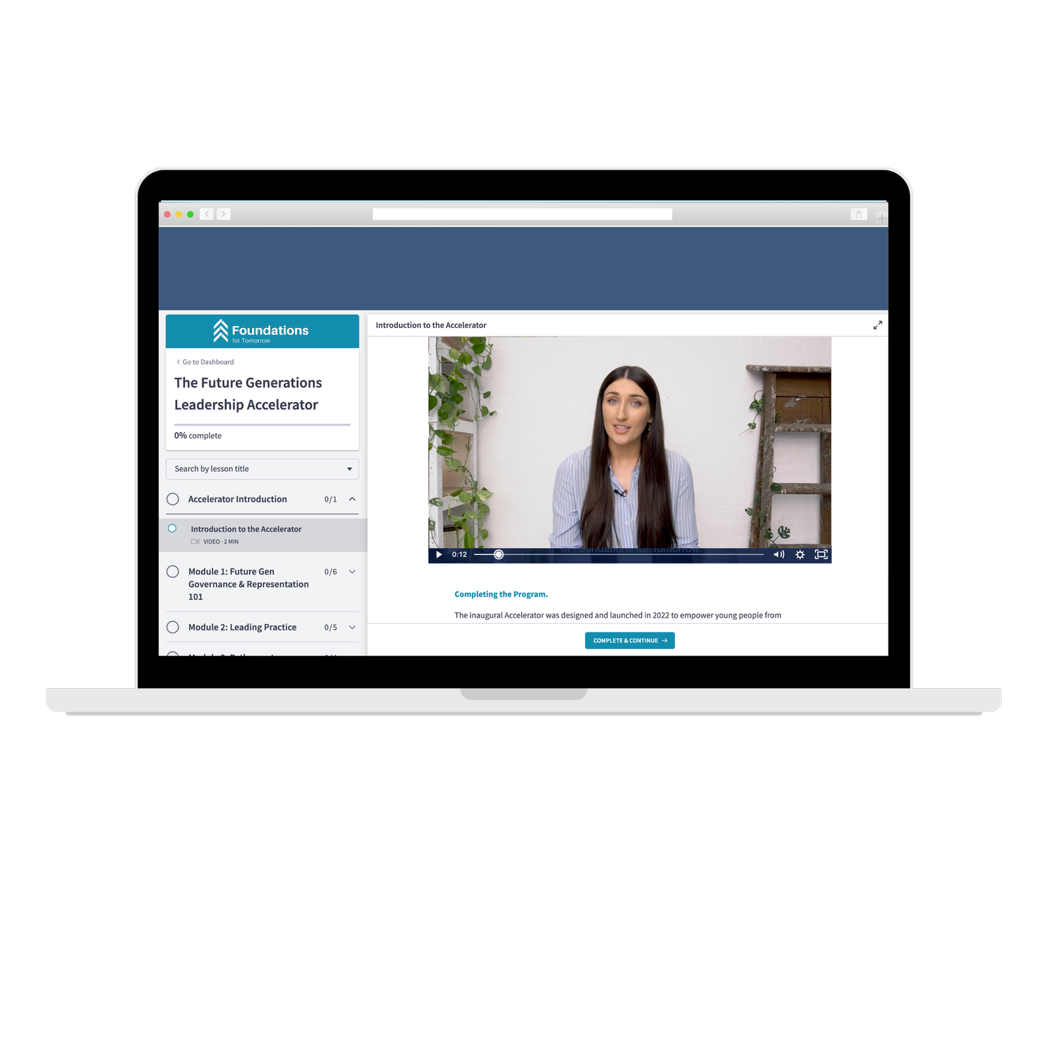 Future Generations Leadership Development — Foundations for Tomorrow