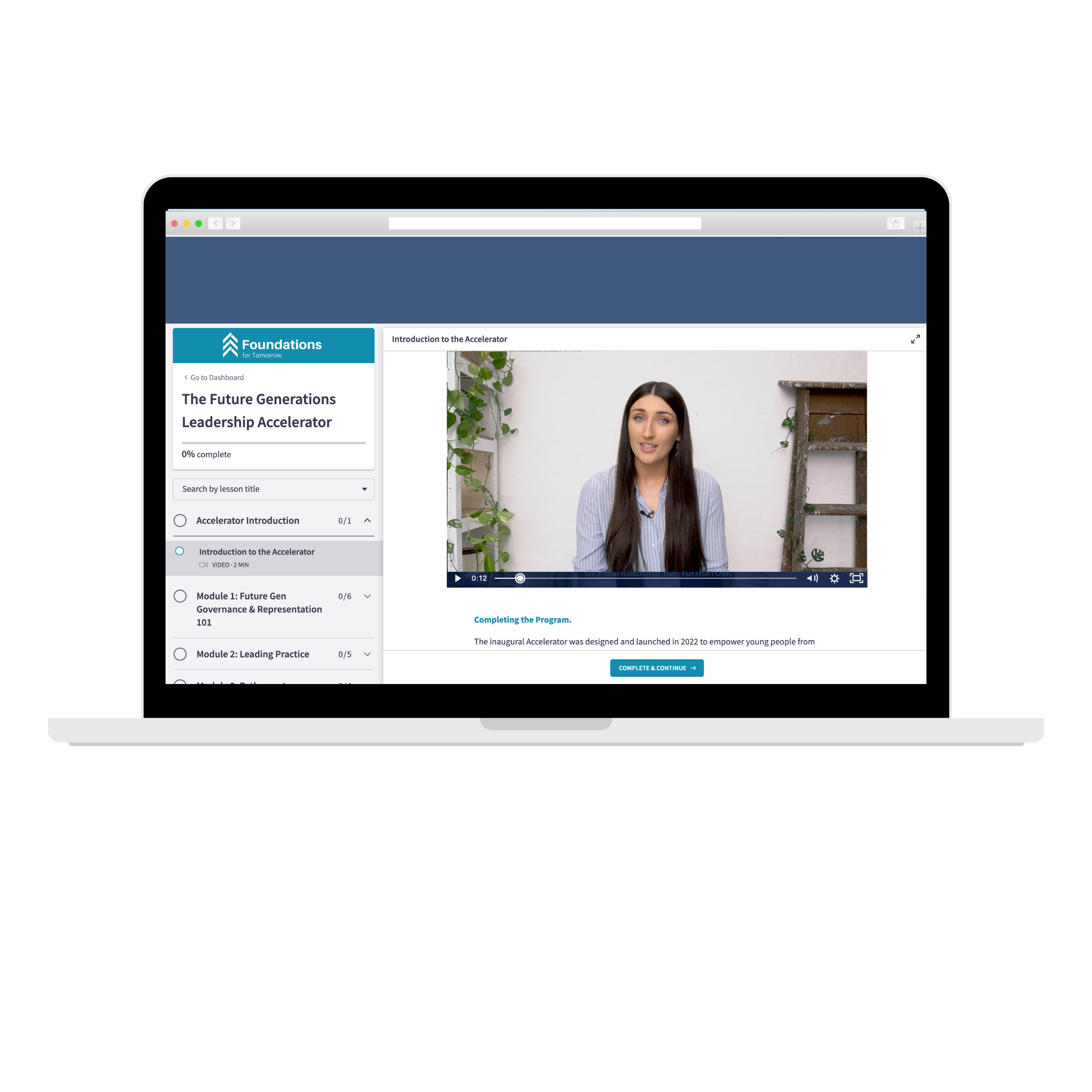 Future Generations Leadership Development — Foundations for Tomorrow
