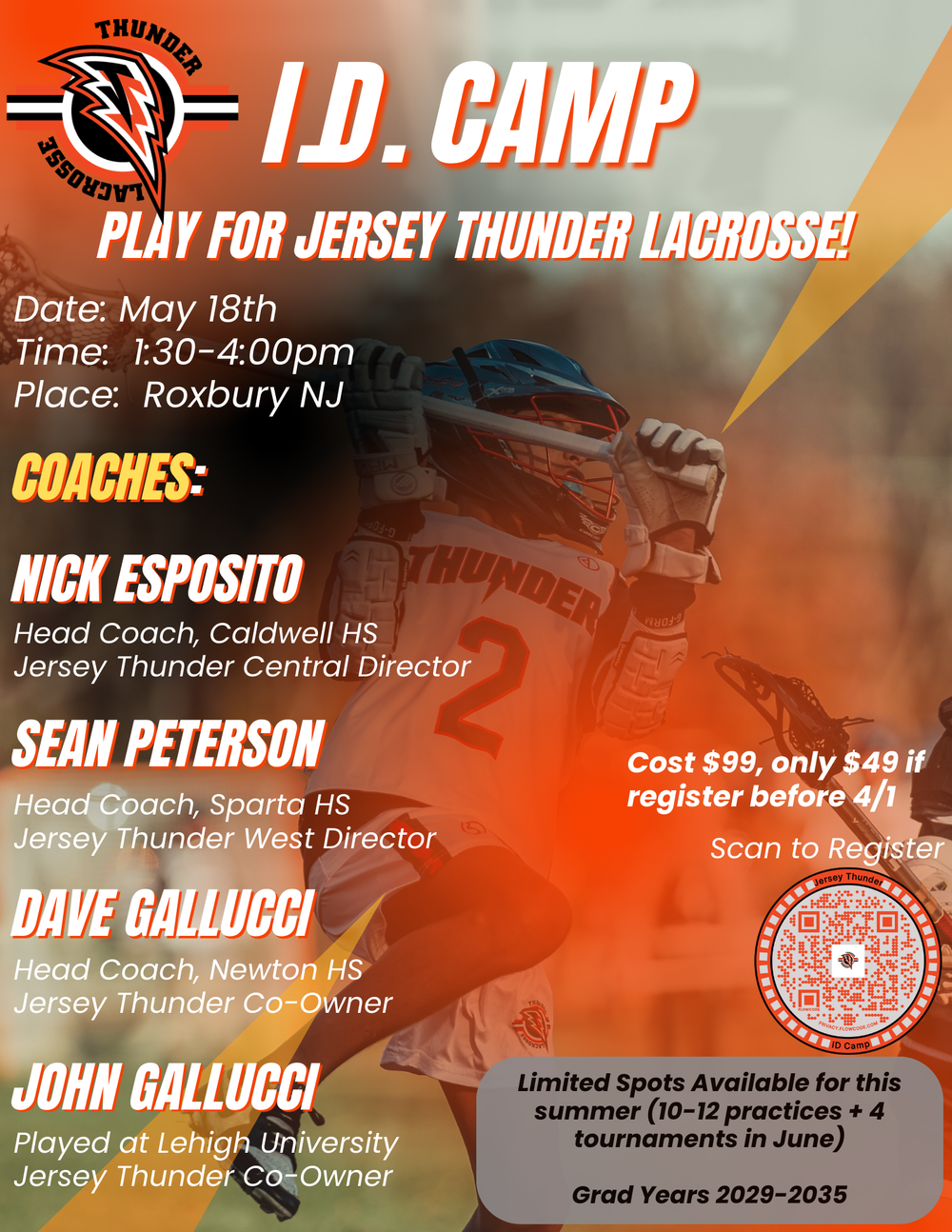 Open Clinics & Camps — Jersey Thunder Lacrosse
