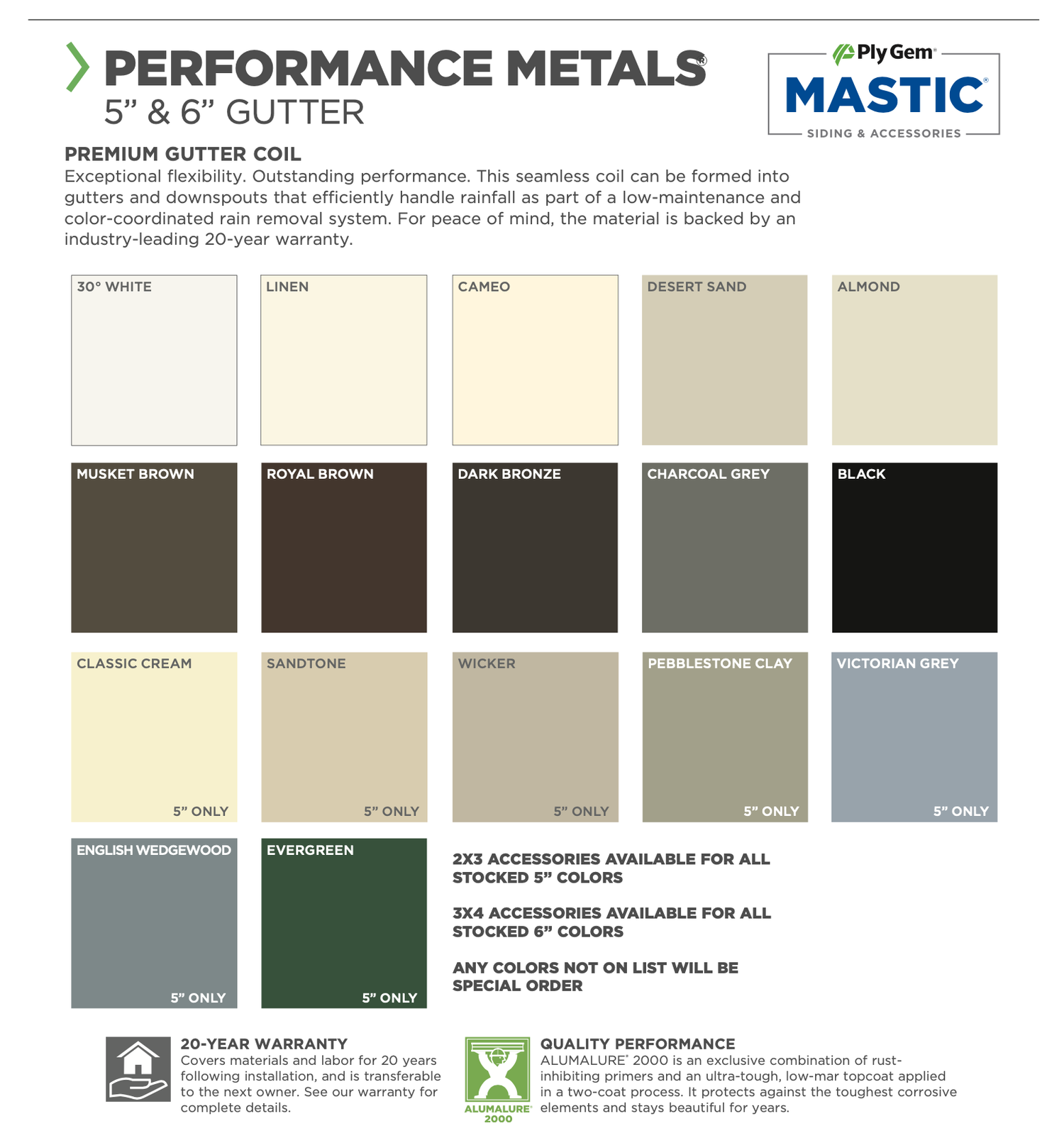 Gutter Colors | Denver Gutter Company