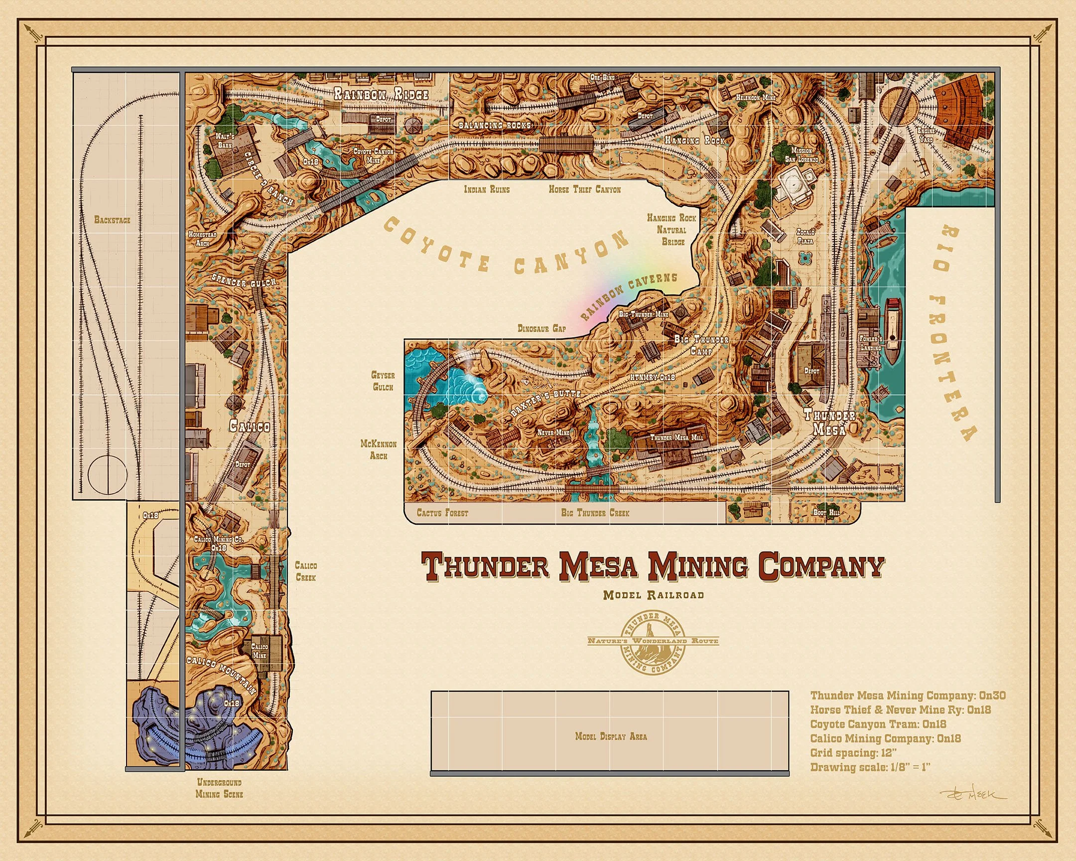 Model Railroads — Thunder Mesa Studio