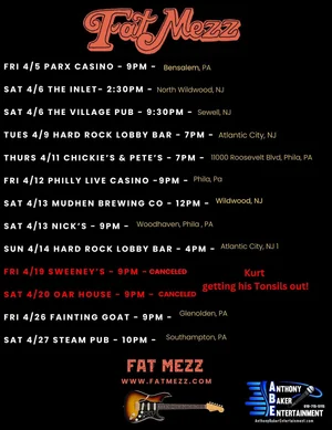 Schedule — FatMezz.com