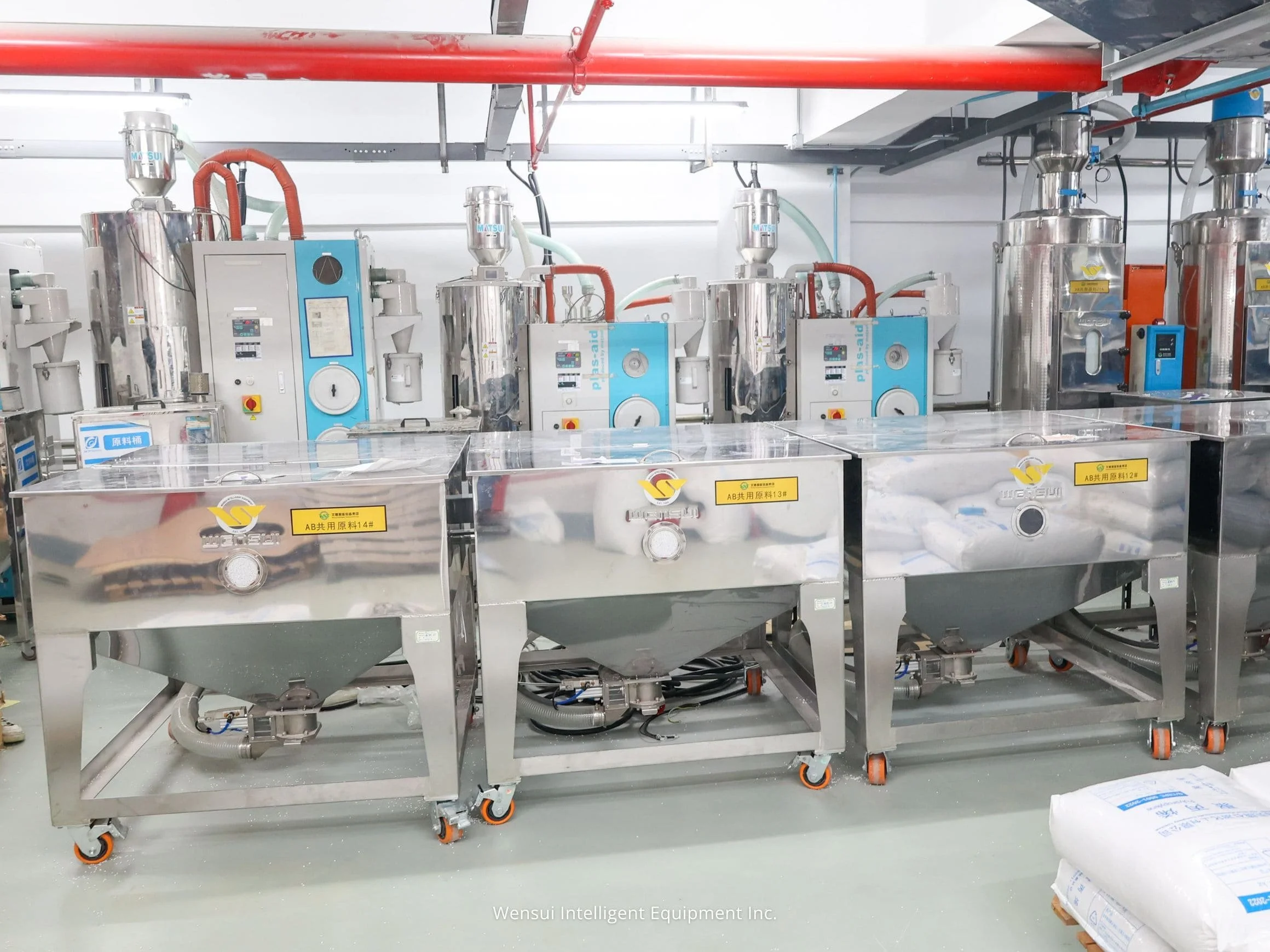 Custom Conveying System for Plastic Seat Manufacturing | Wensui