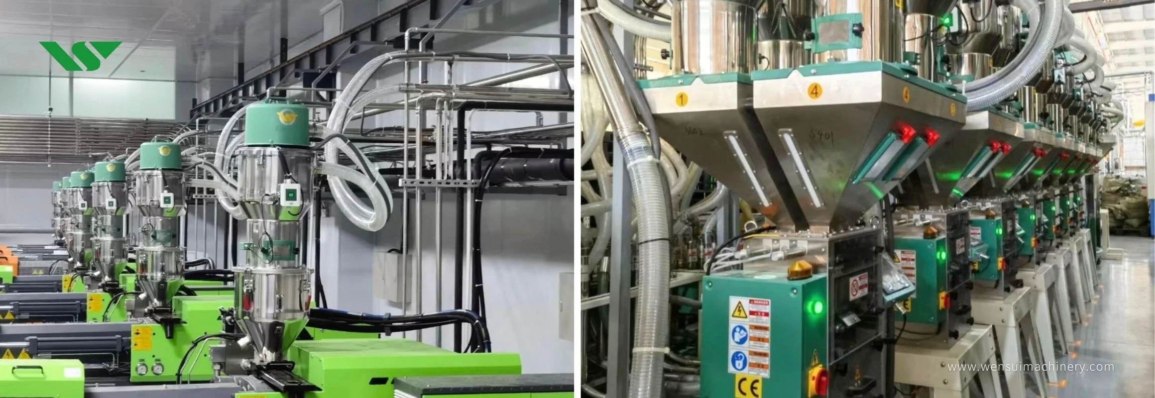 Material Handling Equipment for Plastic Manufacturing | Wensui
