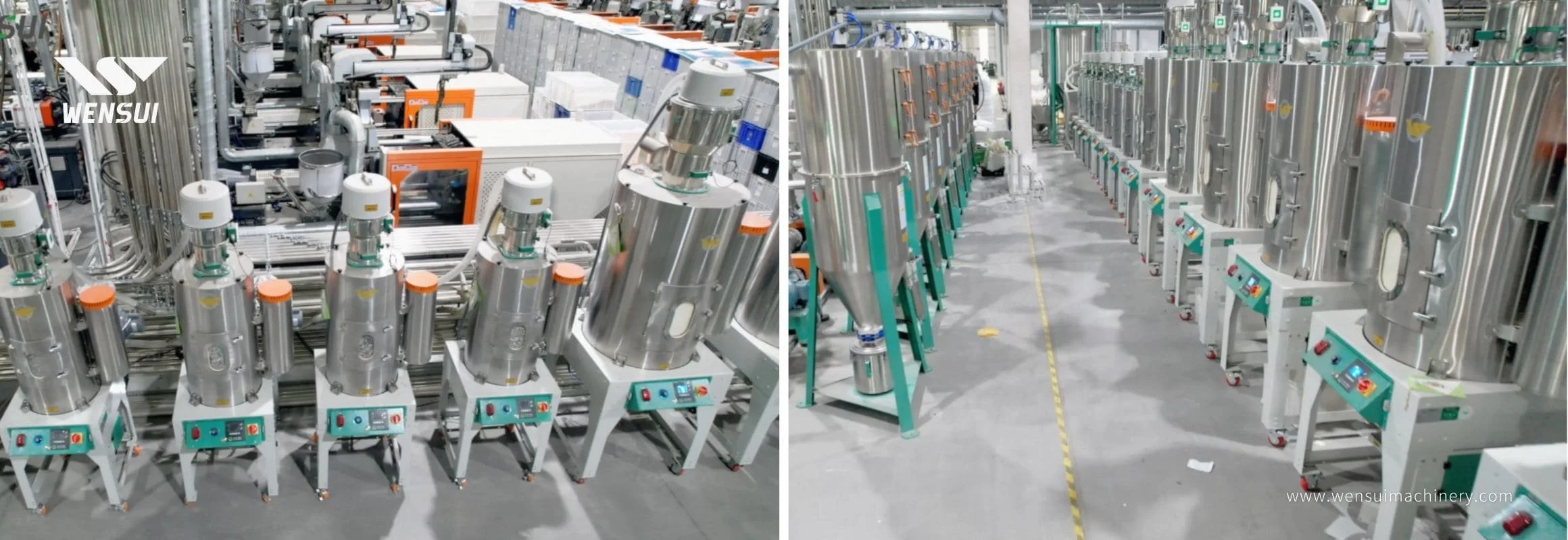 Central Plastic Resin Drying Systems | Wensui