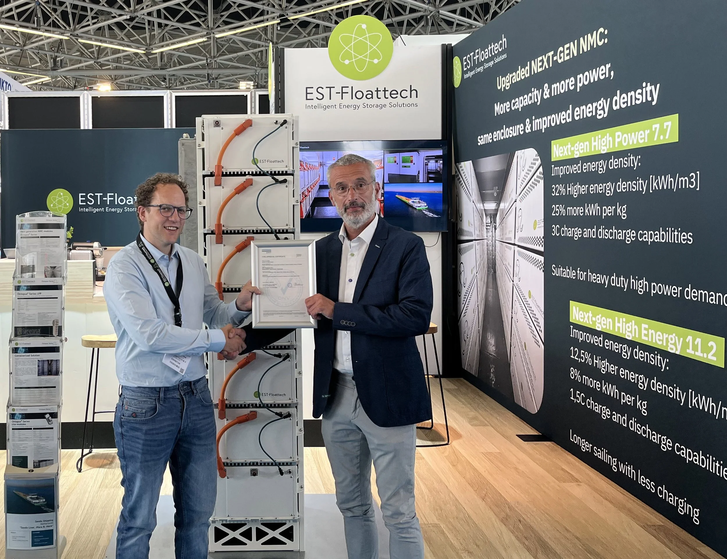 EST-Floattech Receives DNV Type Approval for Octopus LFP Battery System ...