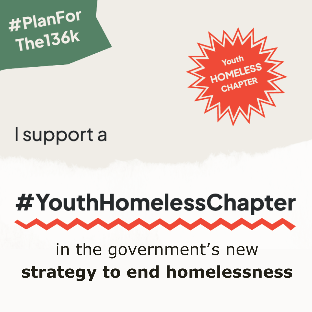 Learn more — Support our call for a Youth Homeless Chapter