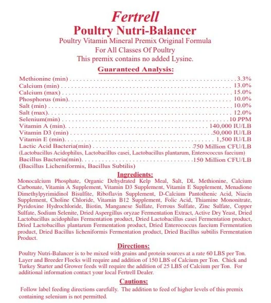 Store 1 — Peterson organic feeds