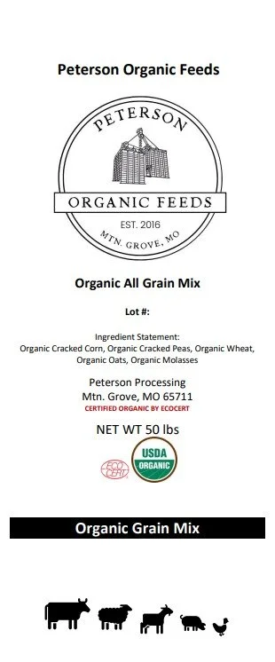 Organic Grain Mix — Peterson organic feeds