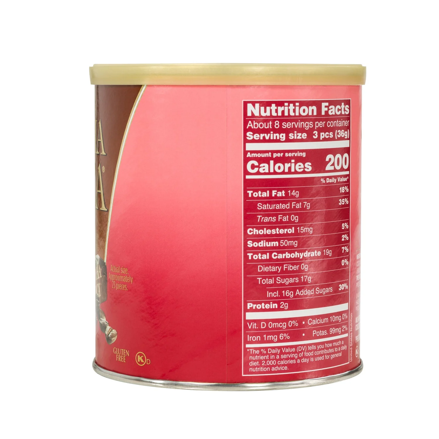10 oz Almond ROCA Canister | Case of 9 Canisters — Brown & Haley ...