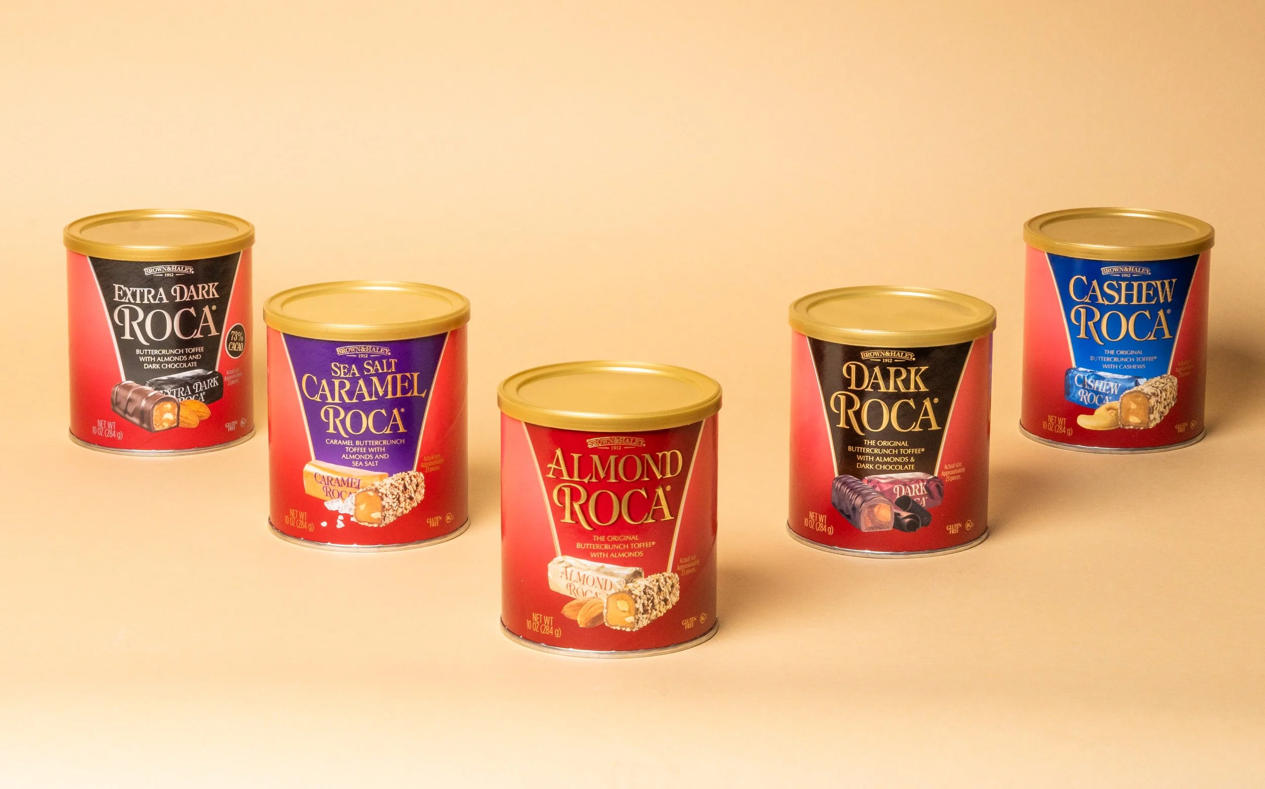 10 oz Cashew ROCA Canister — Brown & Haley | Almond ROCA