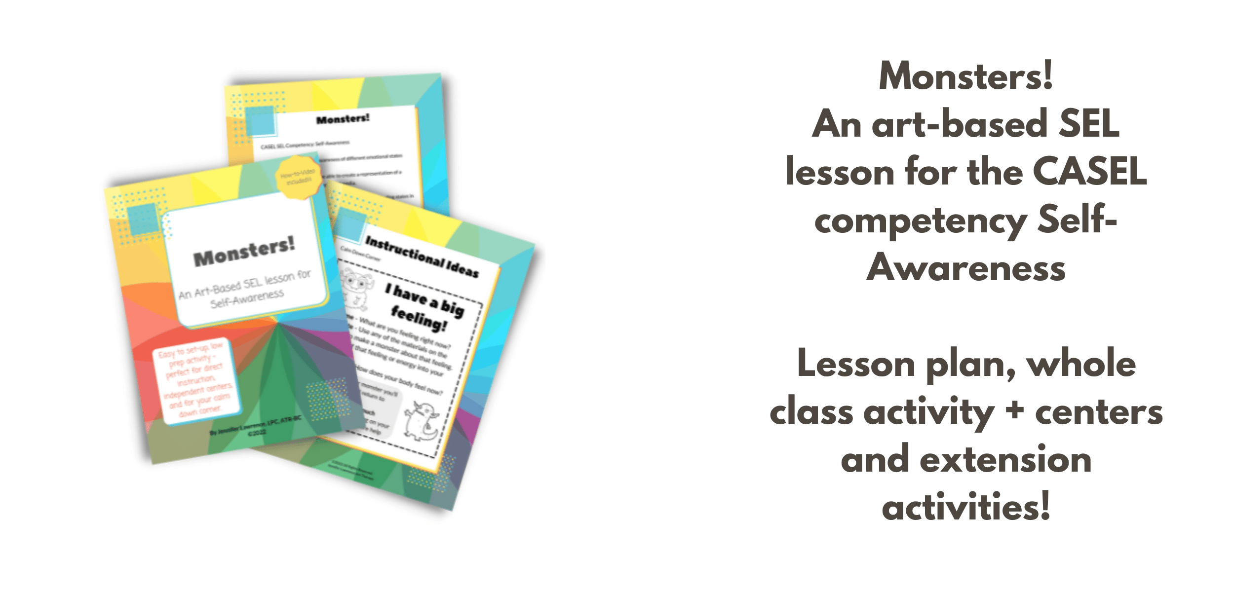 Feeling Monsters Activity | Teach Emotional Regulation in Kids ...