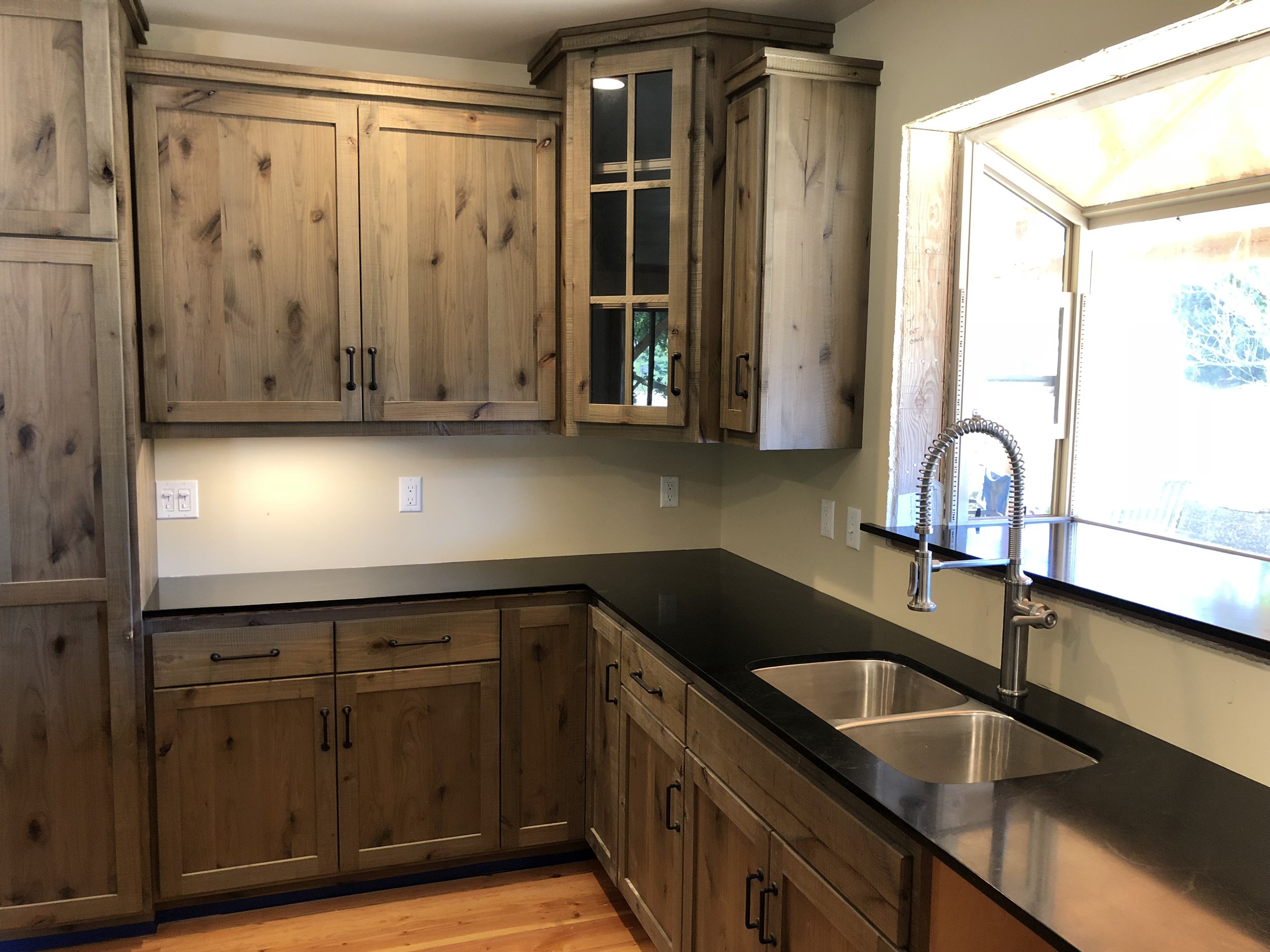 Rustic Alder Cabinets — Forbes Cabinets