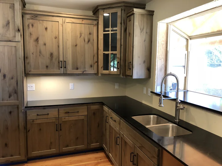 Rustic Alder Cabinets — Forbes Cabinets
