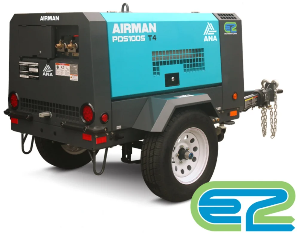 Airman Mobile Air Compressor PDS100S-6E1 — XUMA Equipment Rental ...