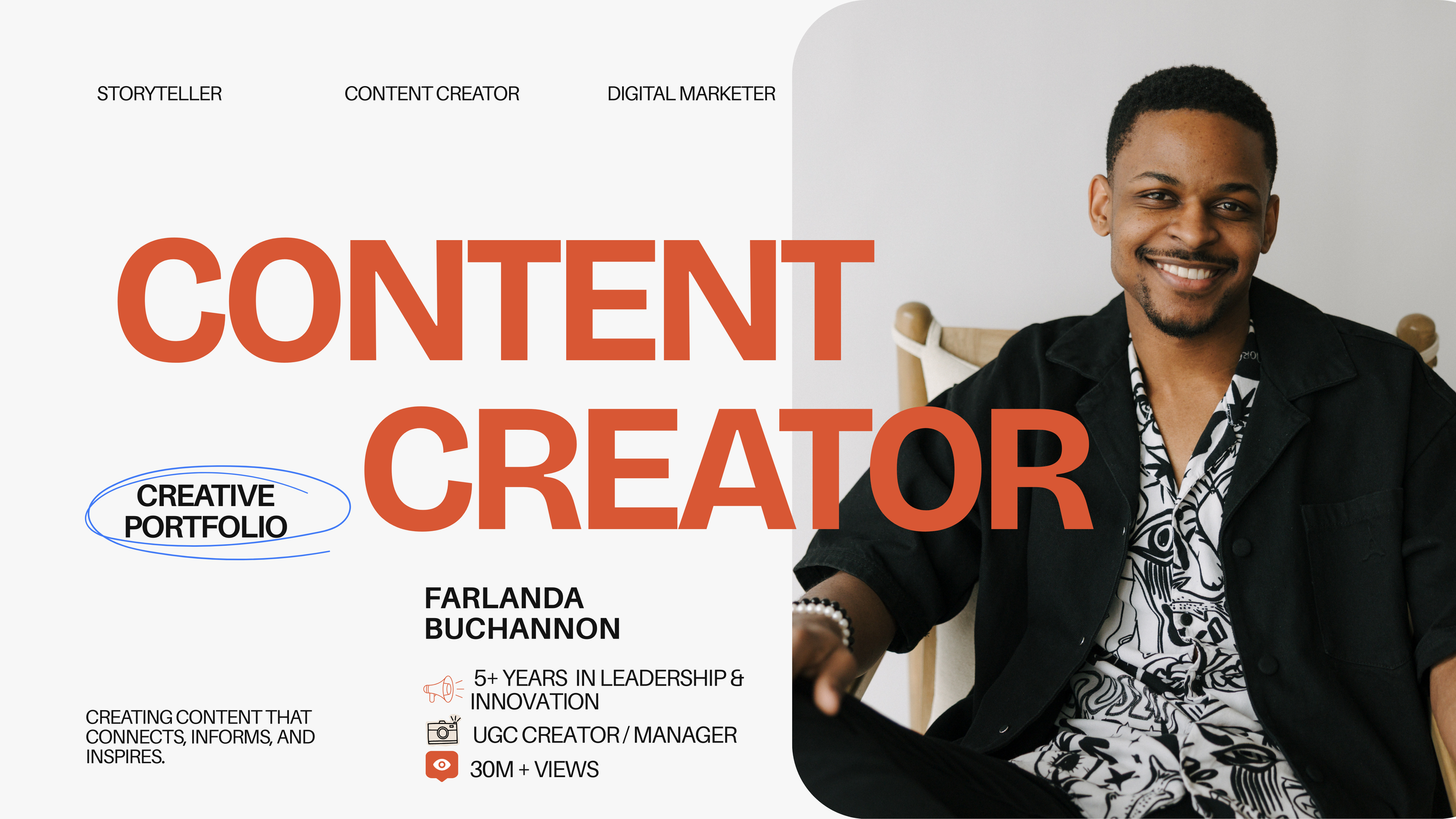 UGC Creator/Manager — Farlanda Buchannon
