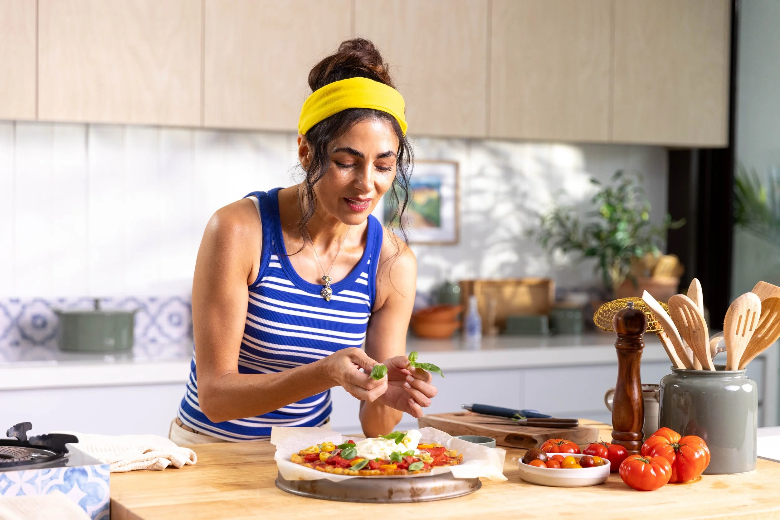 Stale Bread Pizza with Burrata & Anchovies — Silvia's Italian Masterclass