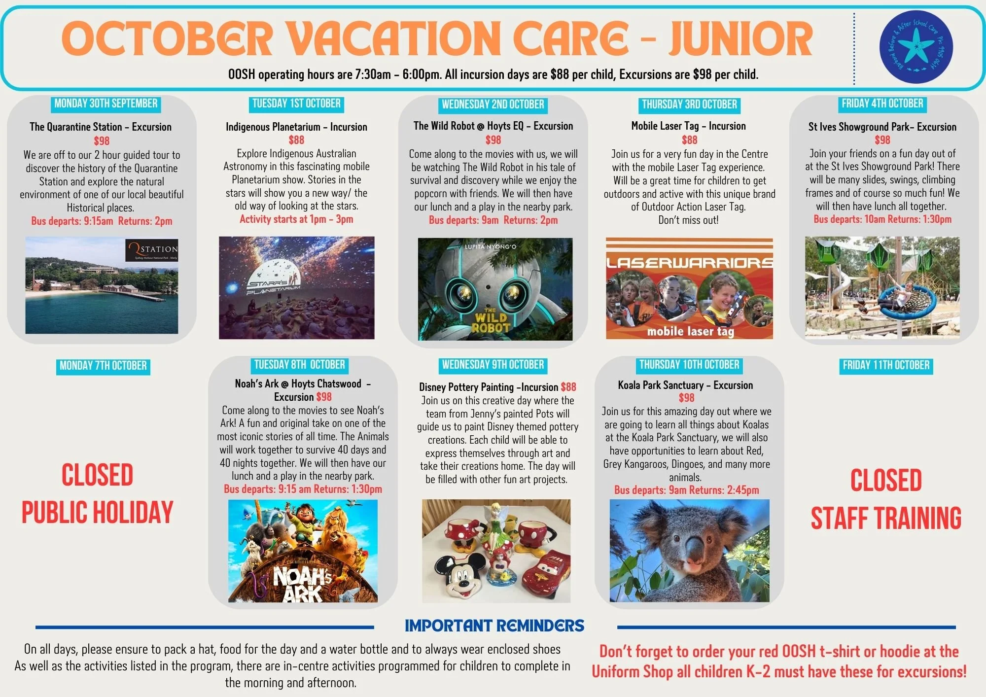 Our Programs — Harbord OOSH