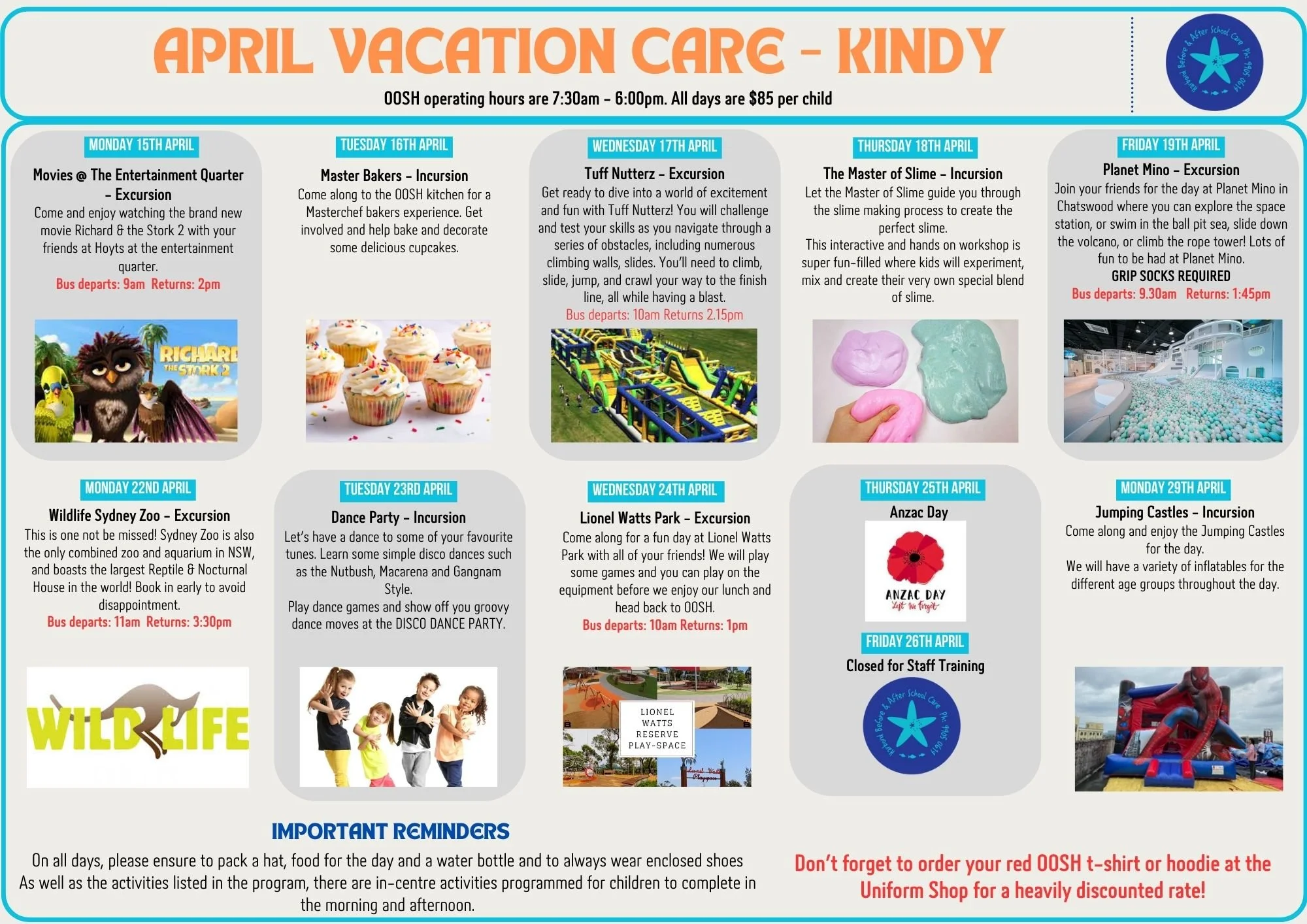 Our Programs — Harbord OOSH