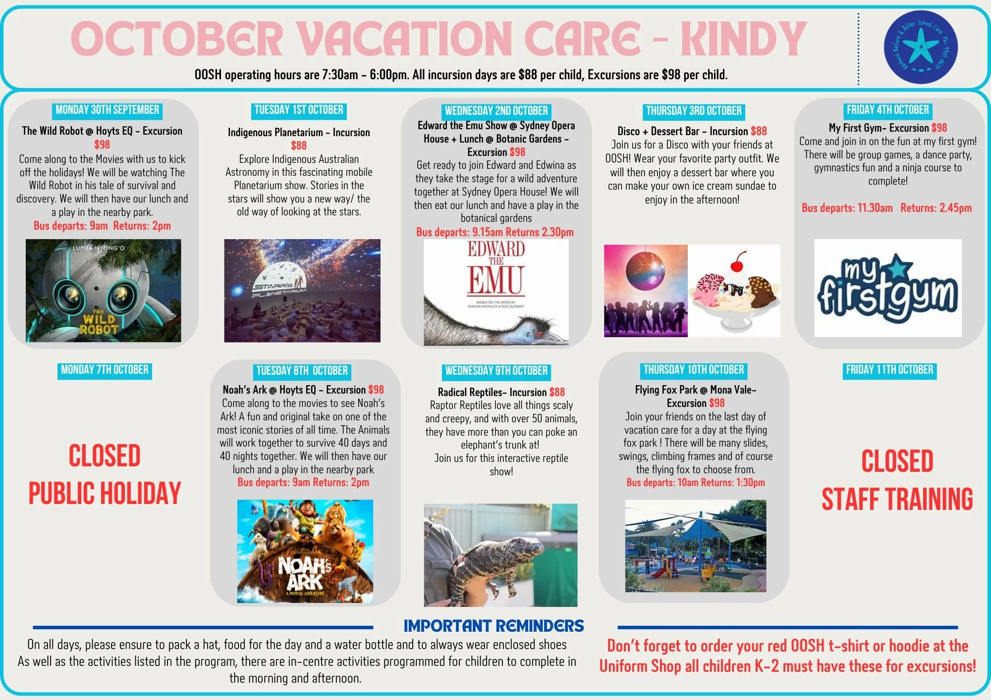 Our Programs — Harbord OOSH