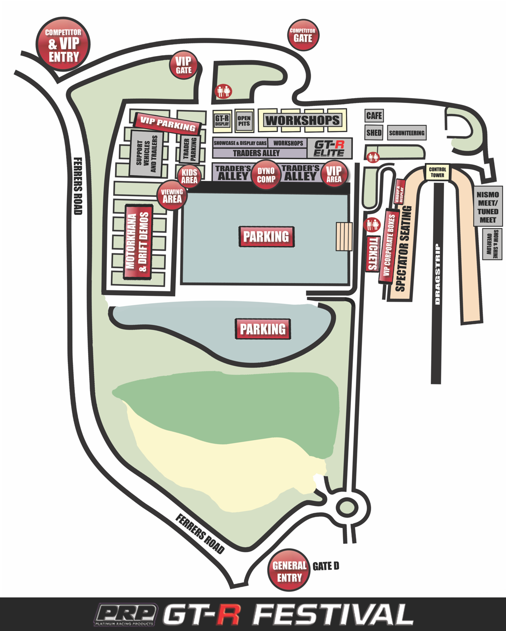 MAP — GT-R Festival Australia