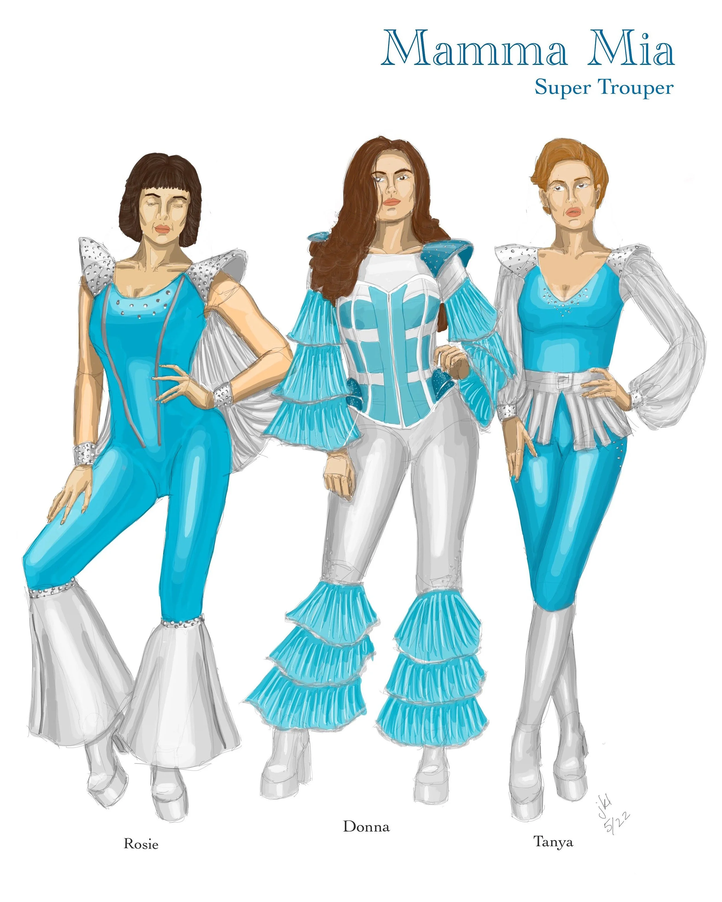 Mamma Mia — Jacquelyn Kelsey Loy Costume Design