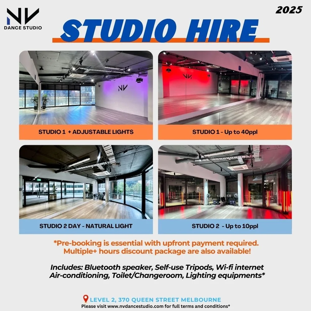 STUDIO HIRE — NV Dance Studio
