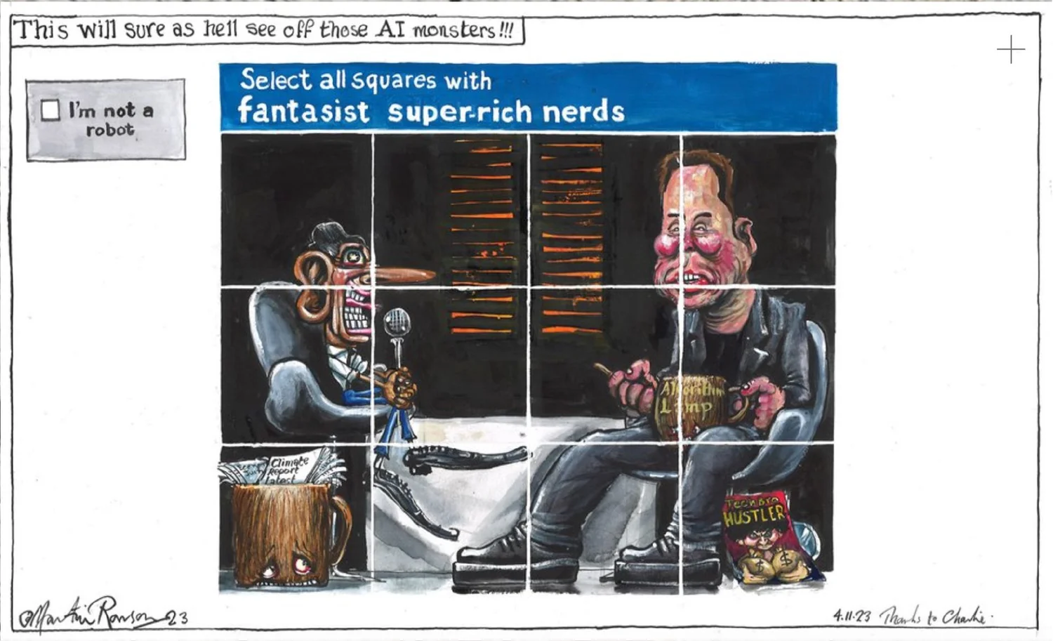 Martin Rowson — Cartoon County