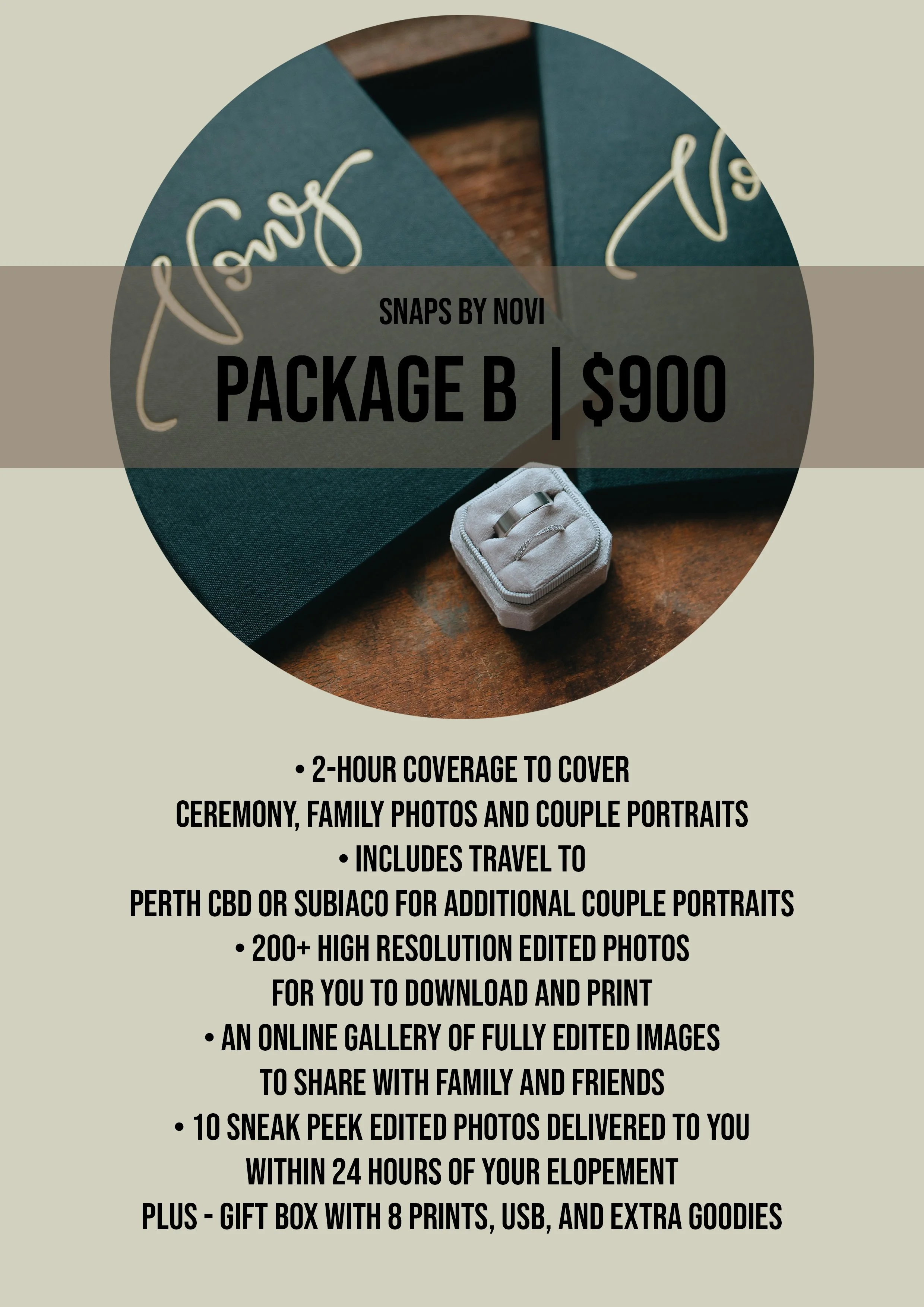 Wedding & Elopement Photography Packages