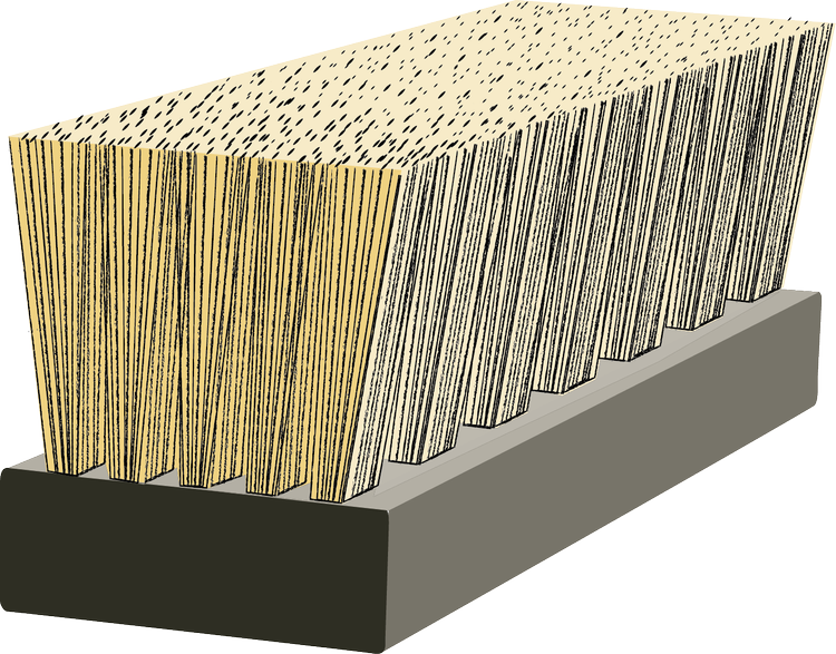 Staple Set Block Brush — Heartland Brush Company