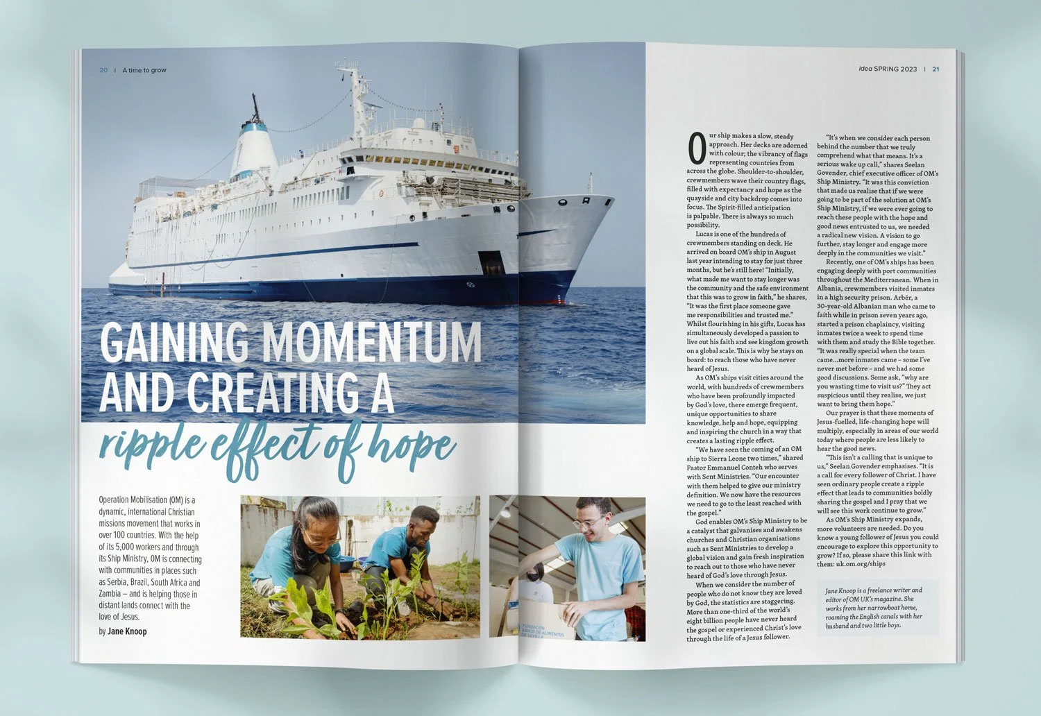 Idea magazine design — Sarah Fisher graphic design portfolio