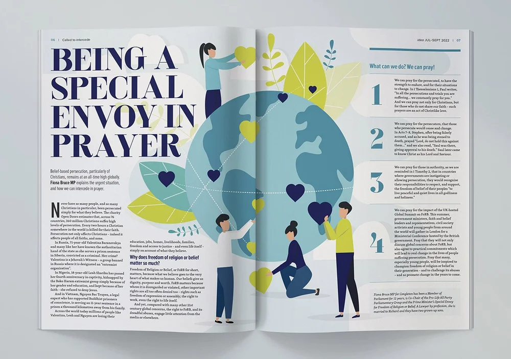 Idea magazine design — Sarah Fisher graphic design portfolio