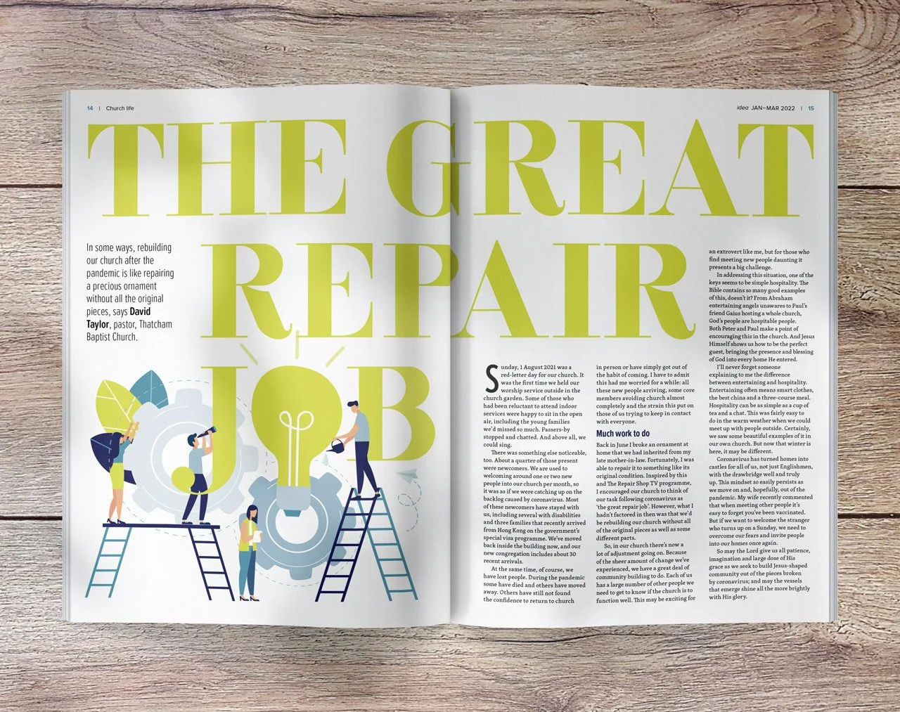 Idea magazine design — Sarah Fisher graphic design portfolio