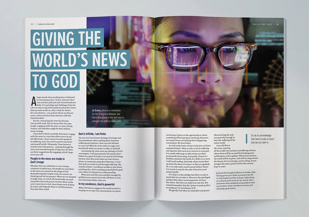 Idea magazine design — Sarah Fisher graphic design portfolio