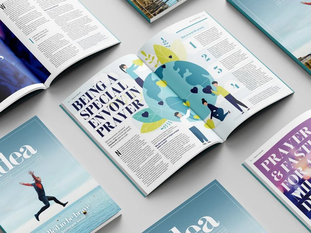 Idea magazine design — Sarah Fisher graphic design portfolio