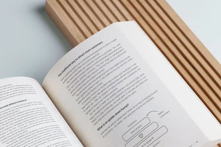 MailerLite book design — Sarah Fisher graphic design portfolio