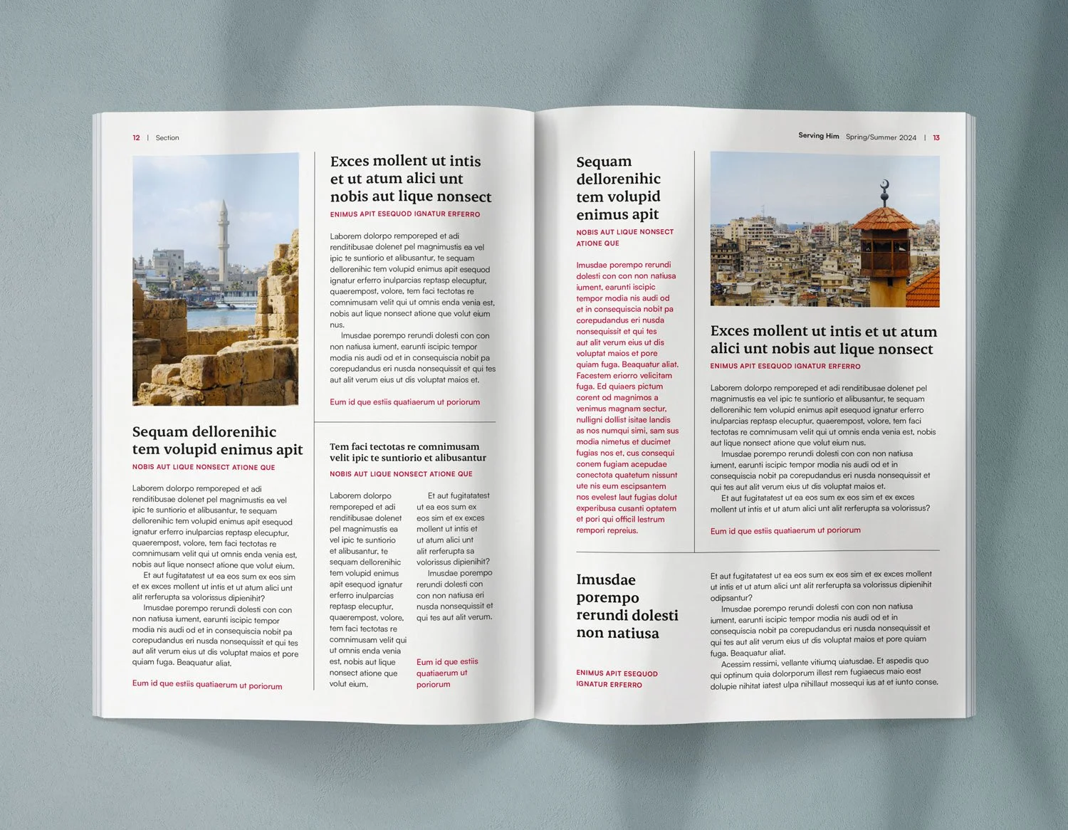 SIM UK magazine design — Sarah Fisher graphic design portfolio