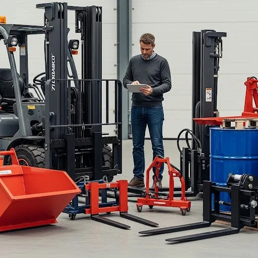 Essential Forklift Attachments for Safer Construction Sites