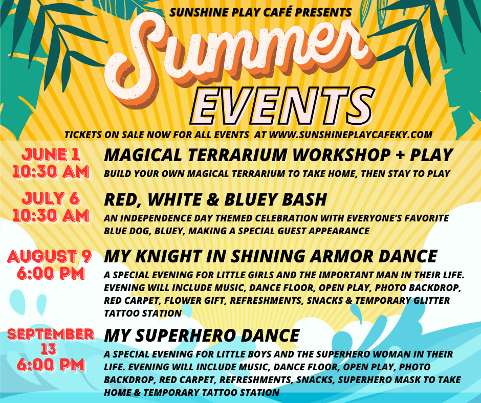 Special Events — Sunshine Play Cafe
