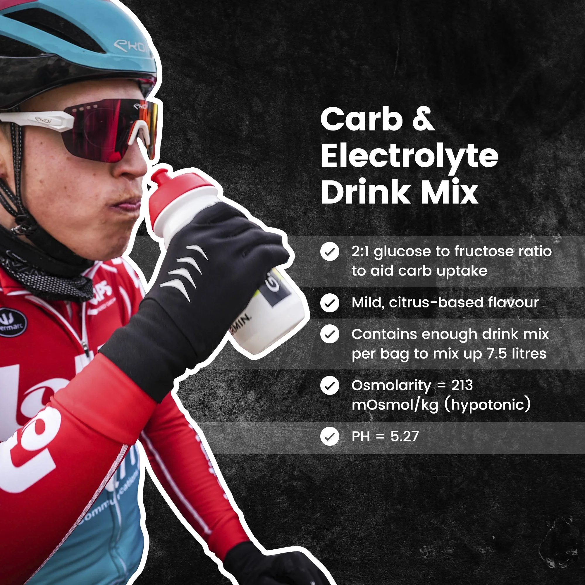 Carb & Electrolyte Drink Mix - 60g Carbs, 1,000mg Sodium — TrailMed