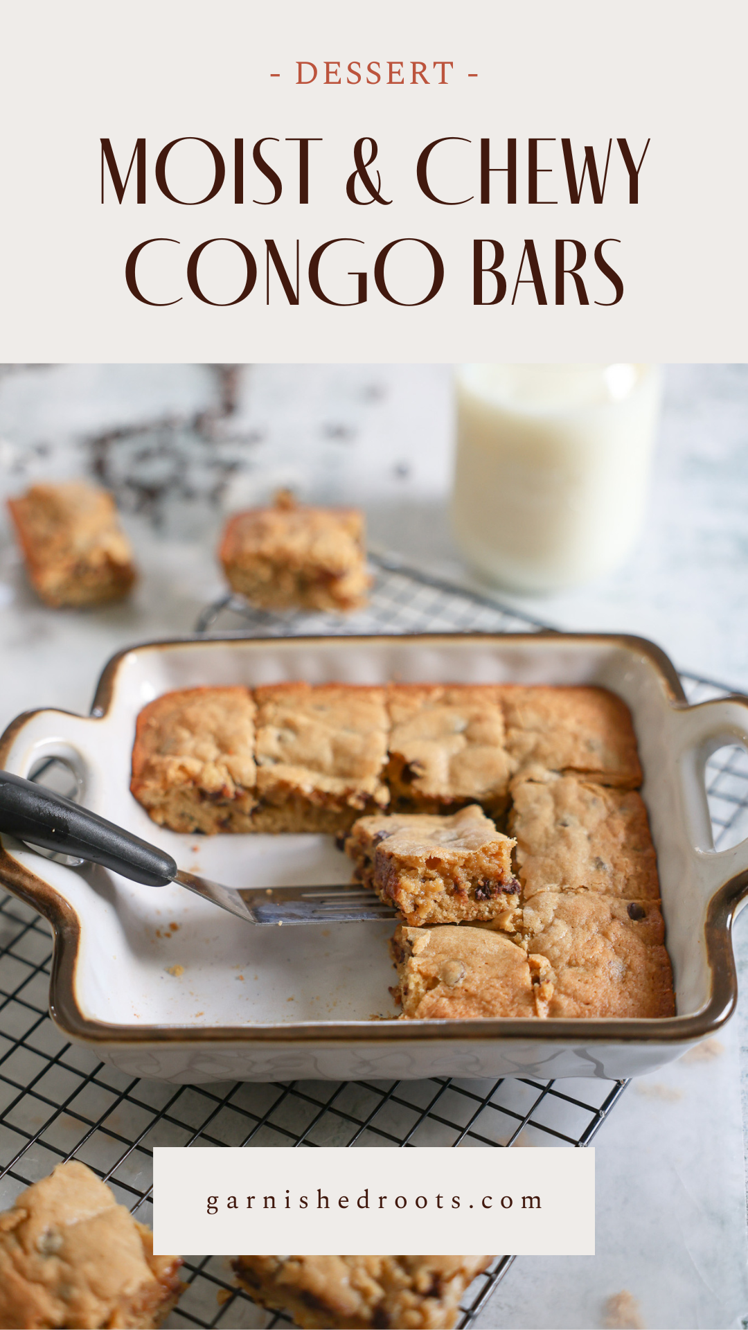 Congo Bars — Garnished Roots