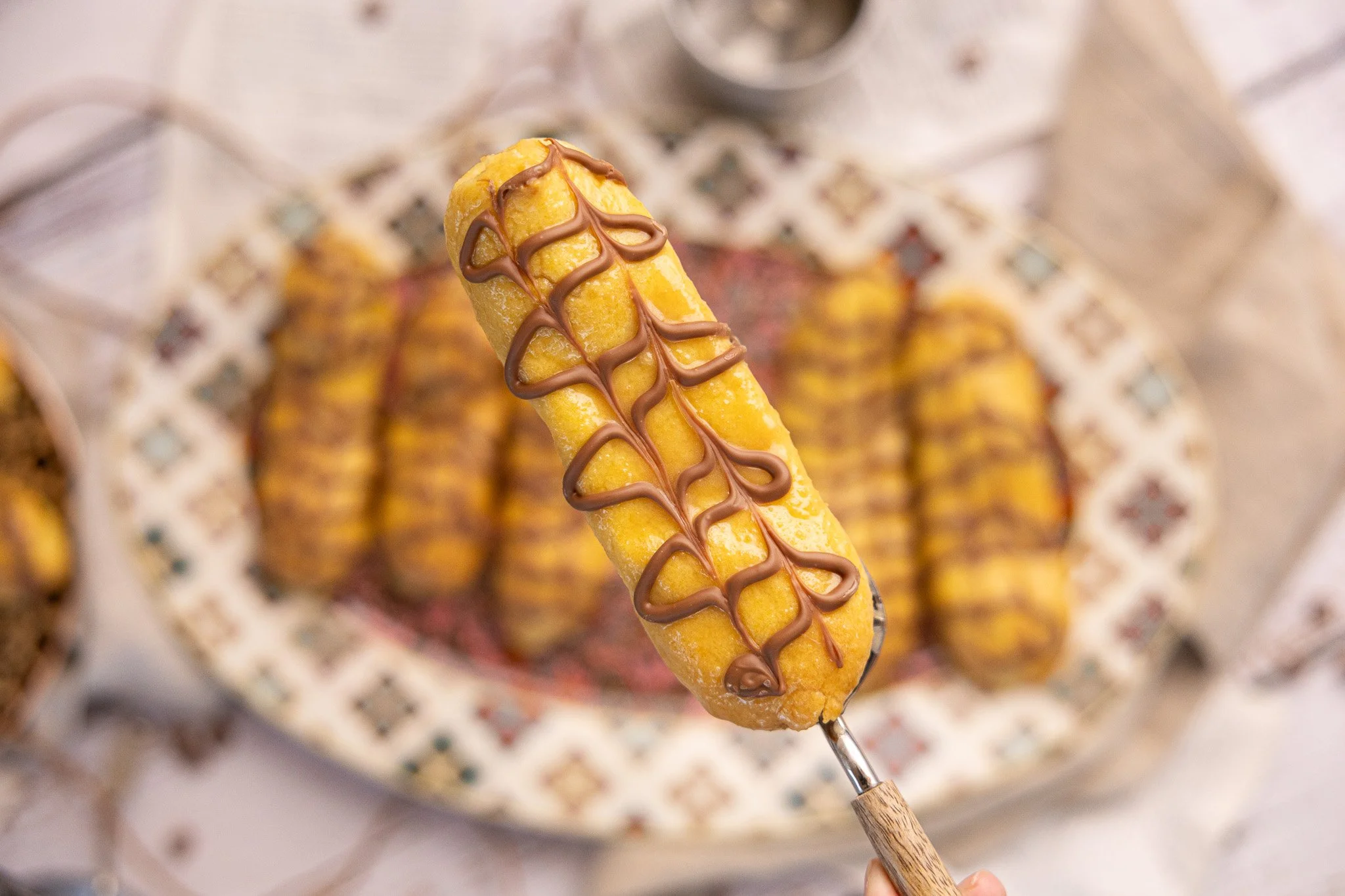 Caramel Eclairs — Garnished Roots