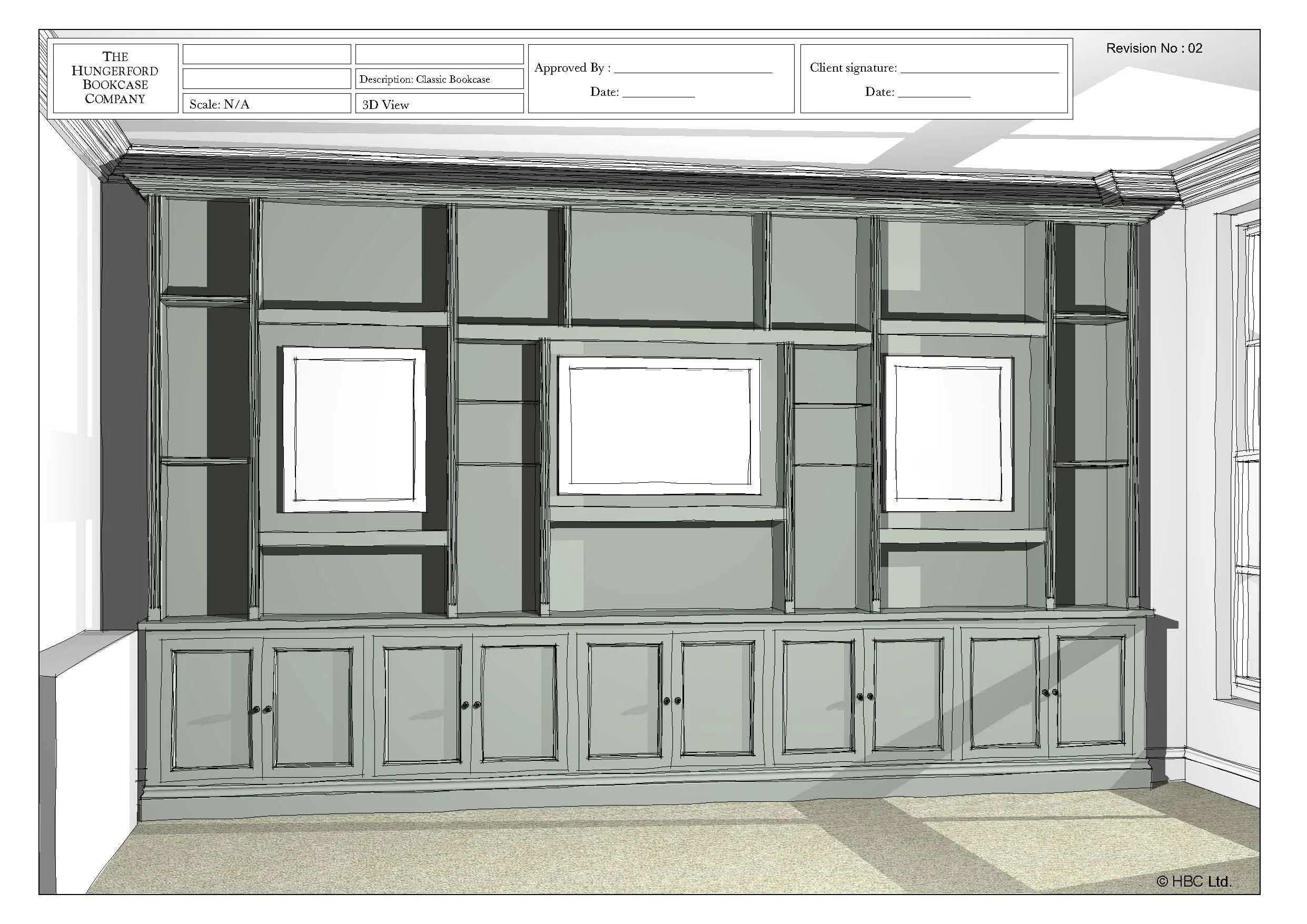 Fitted Bookcase — The Hungerford Bookcase Company Ltd