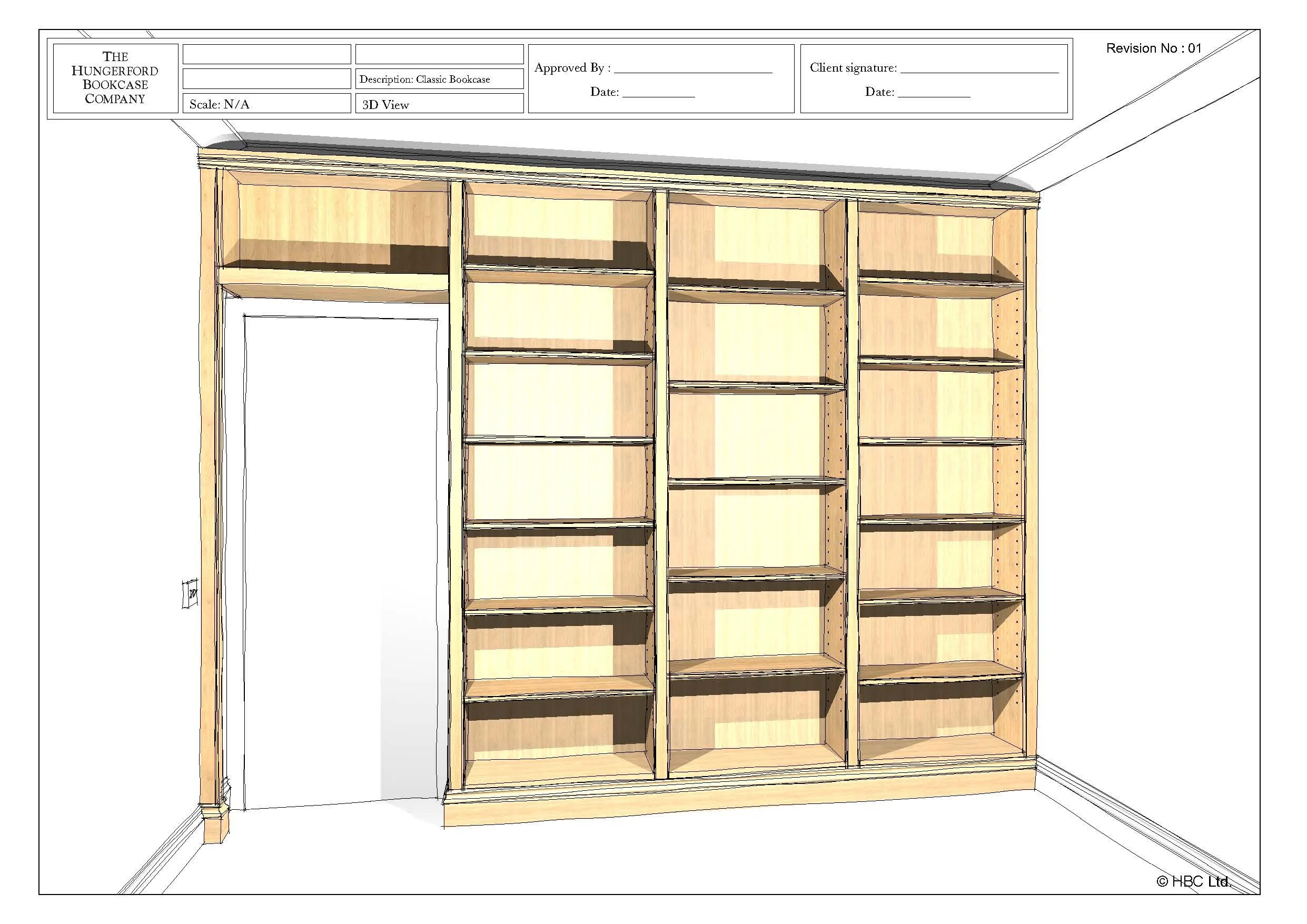 Fitted Bookcase — The Hungerford Bookcase Company Ltd