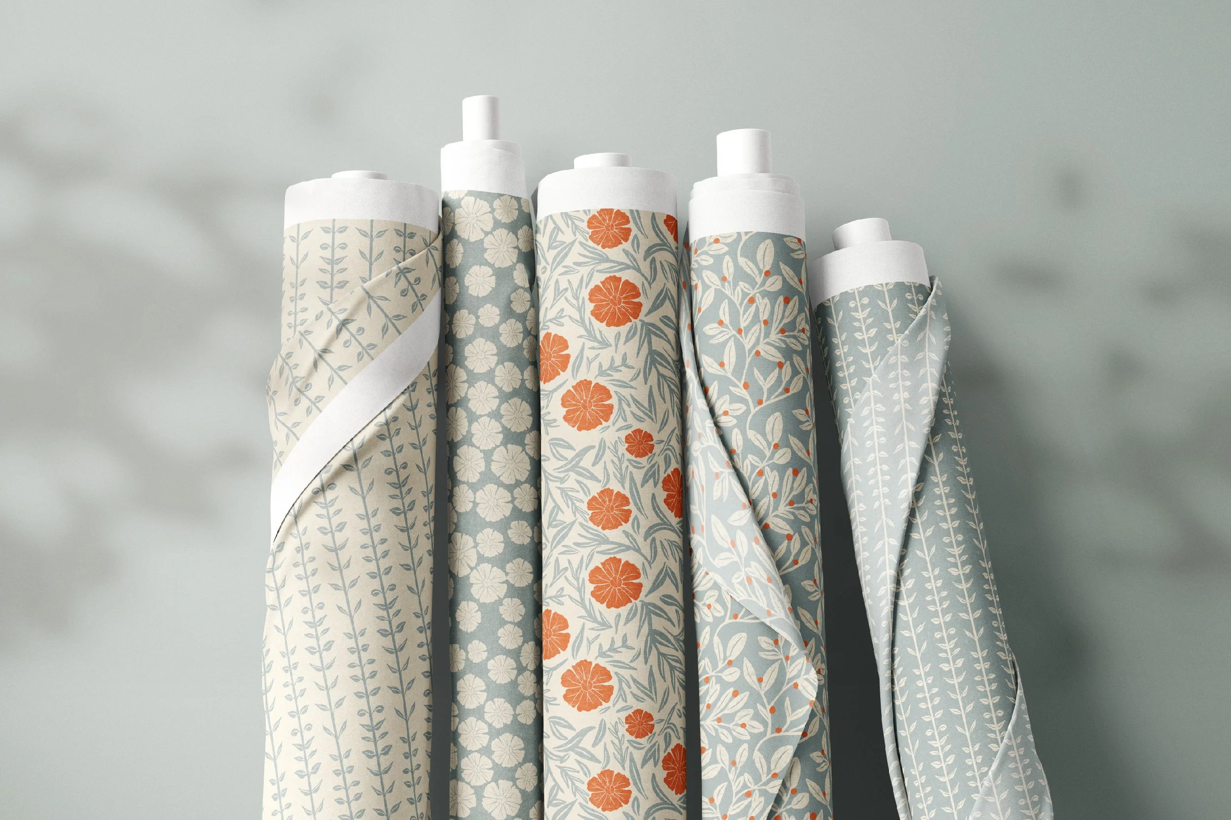 Block Print Flowers — Maria Viteri