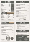 Menu — Stonefields Public House