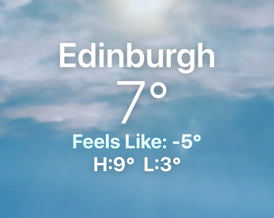 Visitor Advice - How to Prepare for Scottish Weather — Edinburgh Expert ...