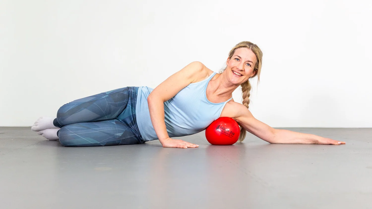 Myofascial therapy using myofascial release balls, massage balls or ...