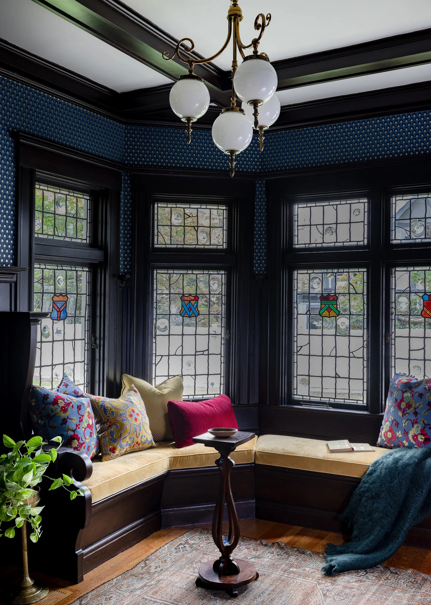Tudor Style Paper Trail- Winchester, MA — Kate Maloney Interior Design ...