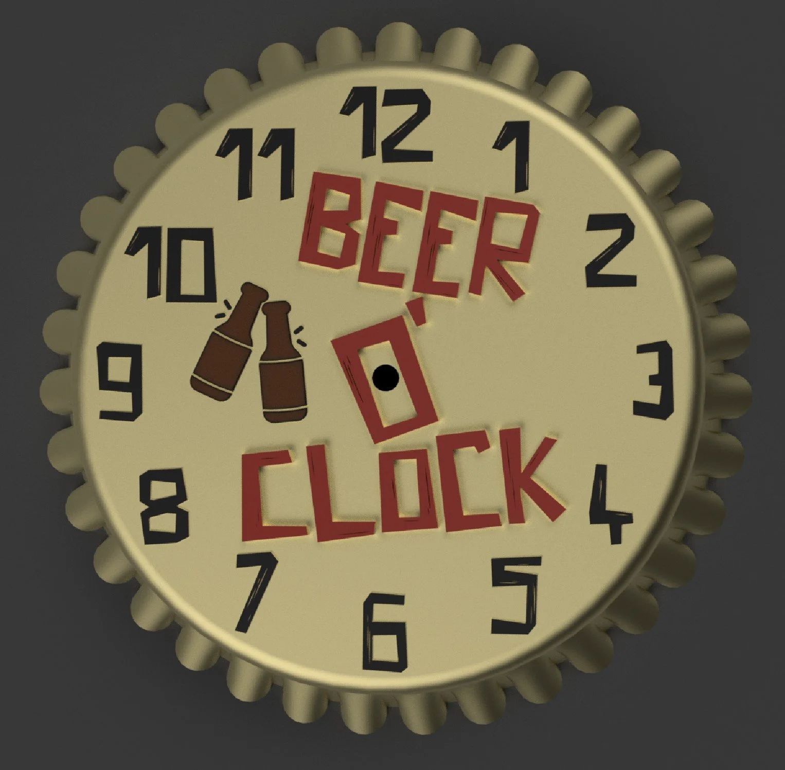PL: Beer O' Clock : Bottle Cap Clock - When it's always time for a beer ...